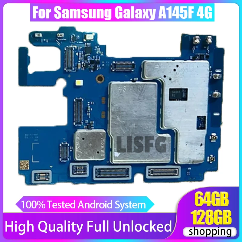Official System Mainboard For Samsung Galaxy A14 4G A145F 64GB 128GB ...