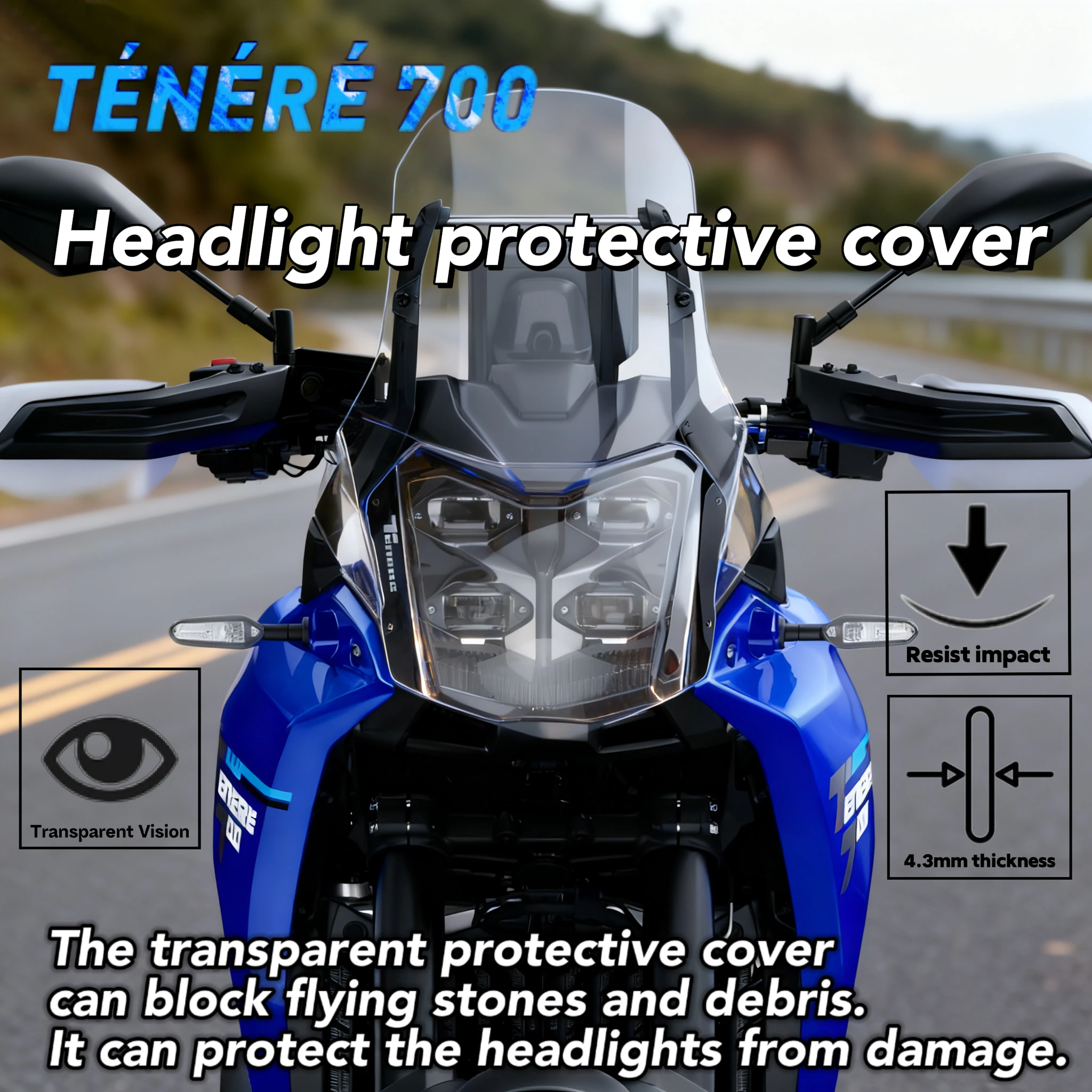 Para tenere 700 tenere 700 yamaha 2025 tenere 700 rally motocicleta ...