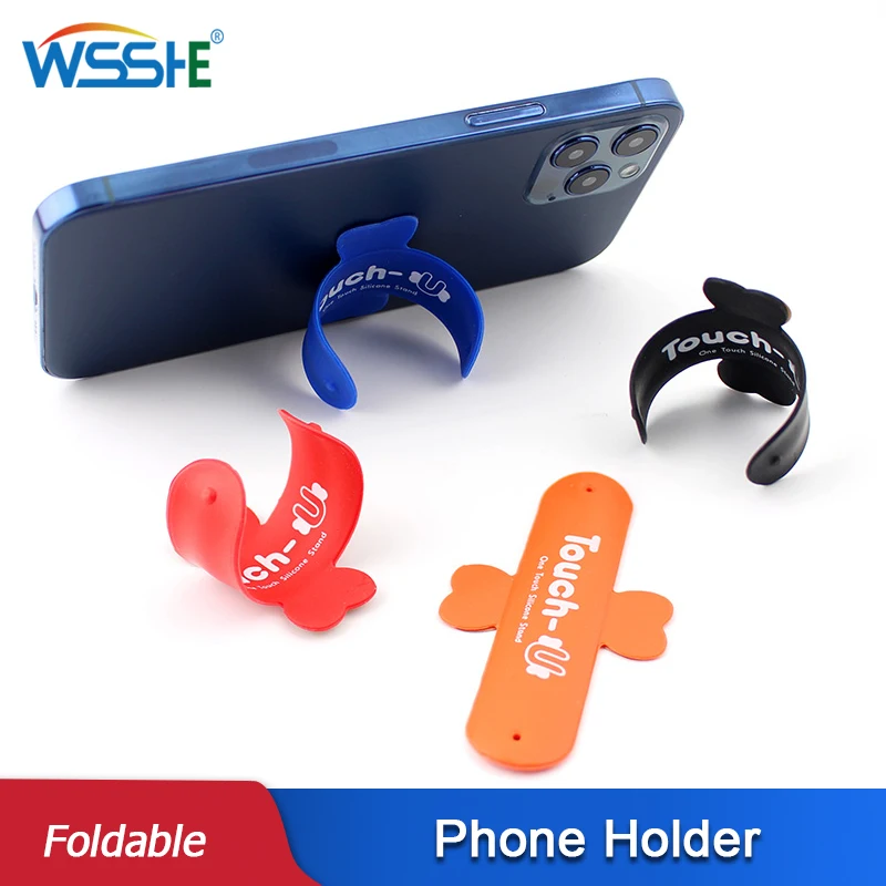 12-Colors-Phone-Holder-U-shaped-Desk-Stand-Silicone-Universal-Support ...
