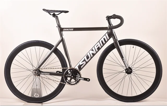 Fixie Fixed Gear Bike Tisunami 200 Aluminum Alloy Frame 700C Wheel ...