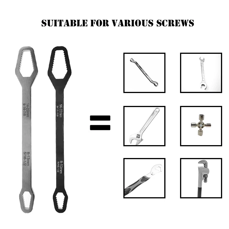 Universal Torx Wrench 3 17mm 8 22mm 5mm Thickness Self Tightening ...