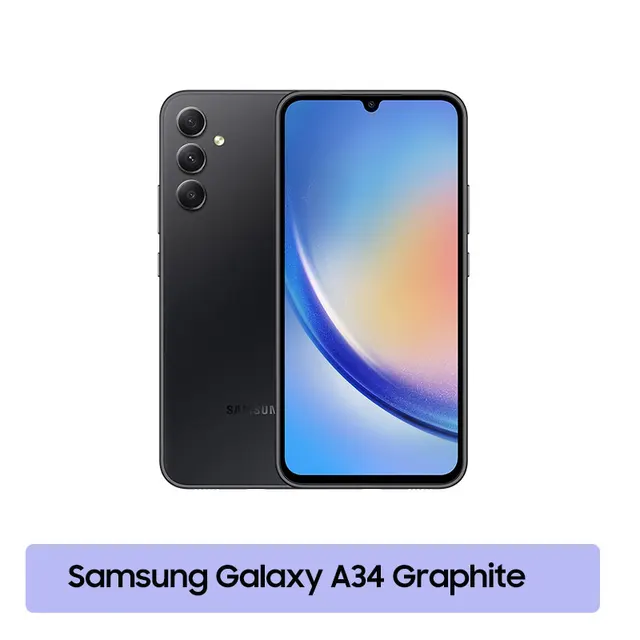 Original New Samsung Galaxy A34 5G Smartphone Android 13 MTK Dimensity ...