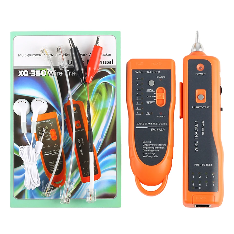 Traceur de fil téléphonique RJ11, RJ45 Cat5 Cat6, Toner Ethernet ...