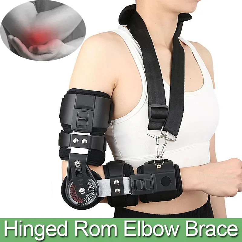 Adjustable Elbow Brace Orthopedic Hinged Rom Elbow Brace For Fractures ...