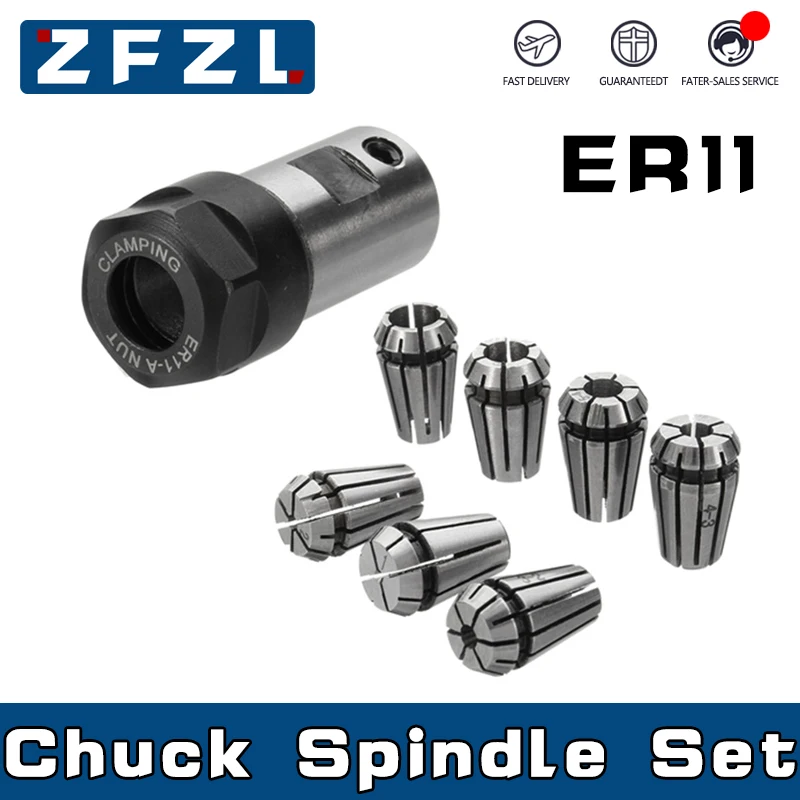 1Set-ER11-Collet-Chuck-Shaft-Set-ER11A-5mm-6mm-6-35mm-7mm-8mm-10mm ...