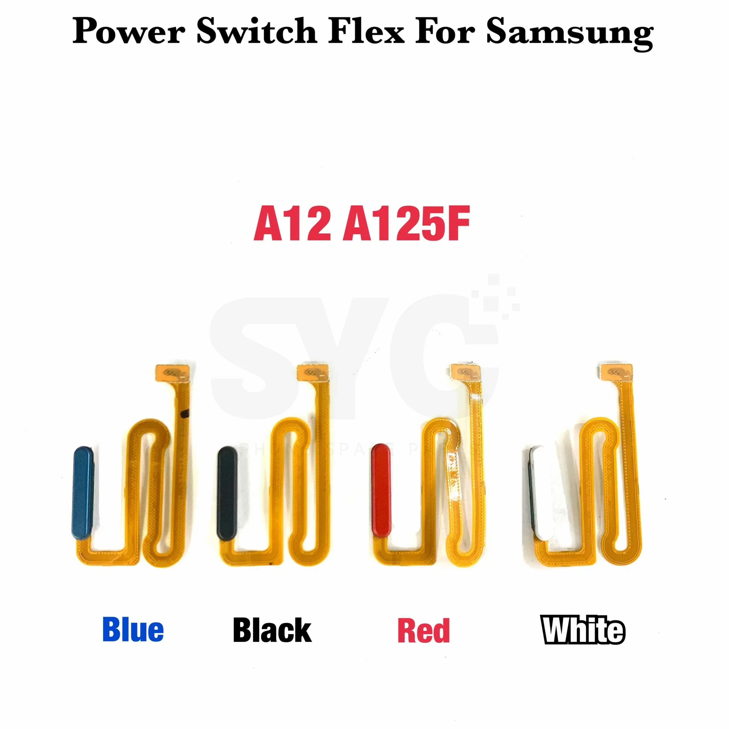 1Pcs-For-Samsung-A12-A125F-M12s-Power-Button-Flex-Cable-Side-Key-Switch ...
