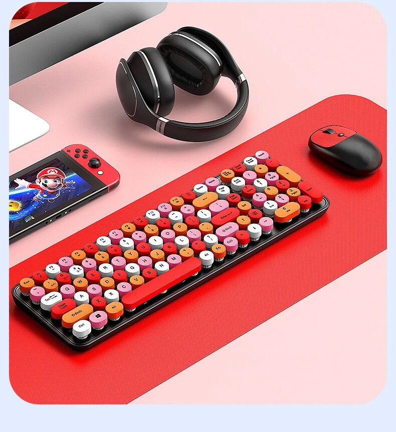 104-Key-Wireless-Keyboard-and-Mouse-Set-Computer-Accessories-Game-Mouse ...