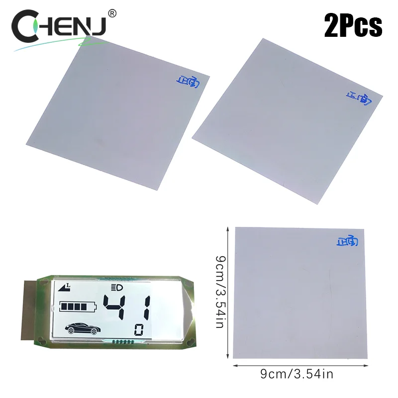 2Pcs-9-9CM-Universal-LCD-Electric-Vehicle-Polarized-Film-Image-Display ...