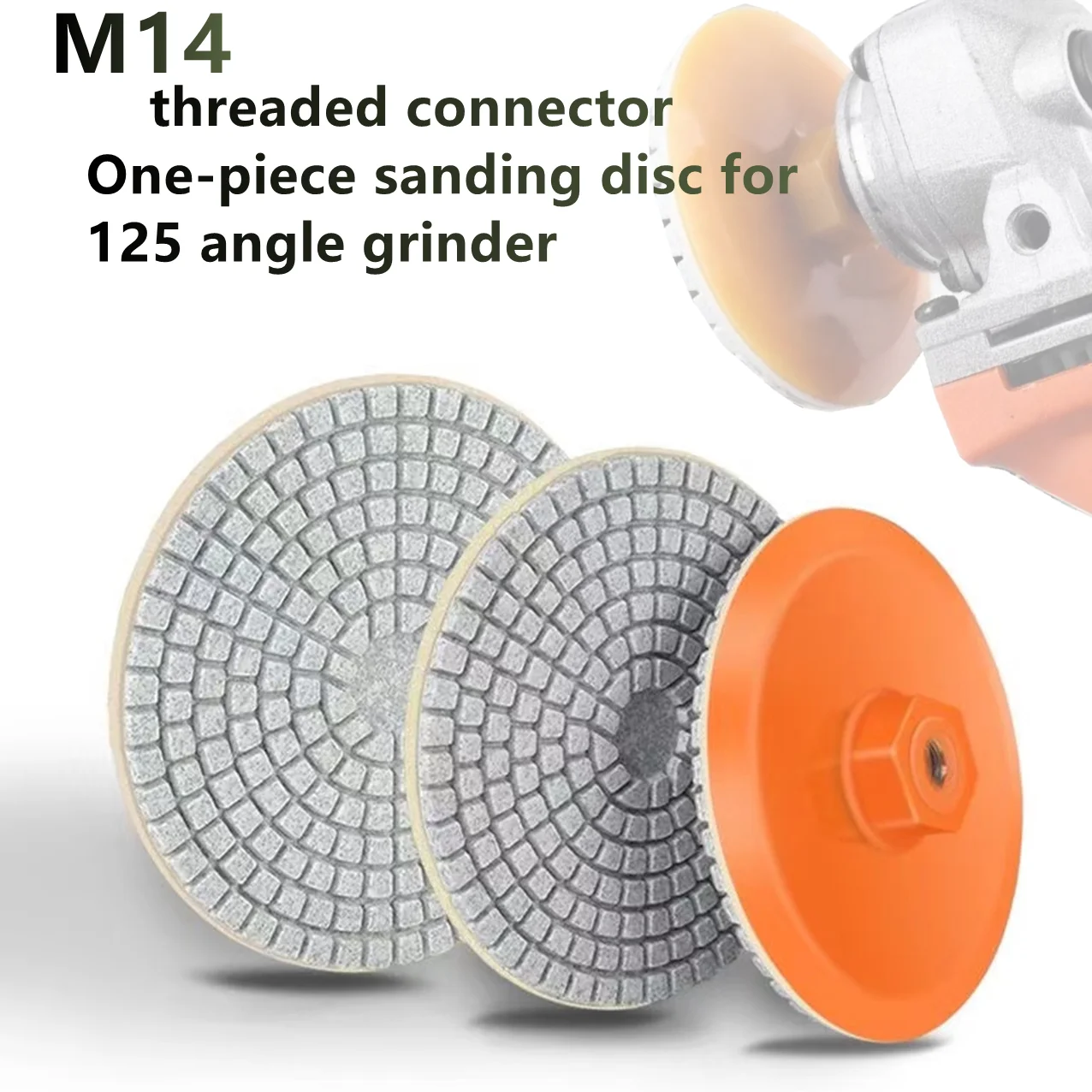 M14 80mm100mm Sanding Disk Tile Trimming Angle Grinder Dry Polishing ...