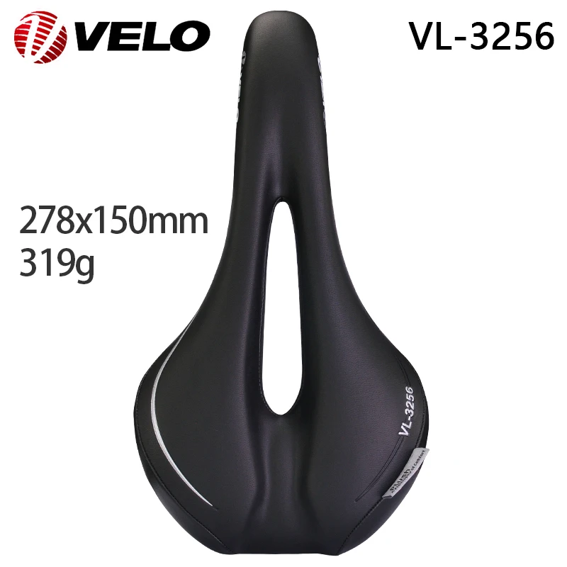 VELO-Original-VL-3256-PU-Comfortable-Steel-Rail-Bicycle-Saddle-for-Road ...