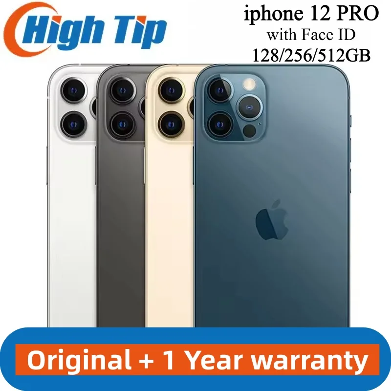 Apple iPhone 12 Pro 6G RAM 128GB 256GB ROM Mobile Phone 6.1" OLED Face ...