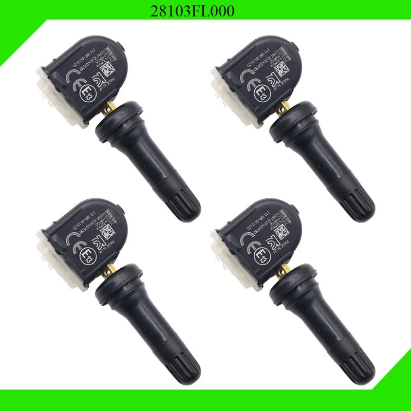 4PCS Tire Pressure Monitoring Sensor 28103FL000 28103-FL00A For Subaru ...