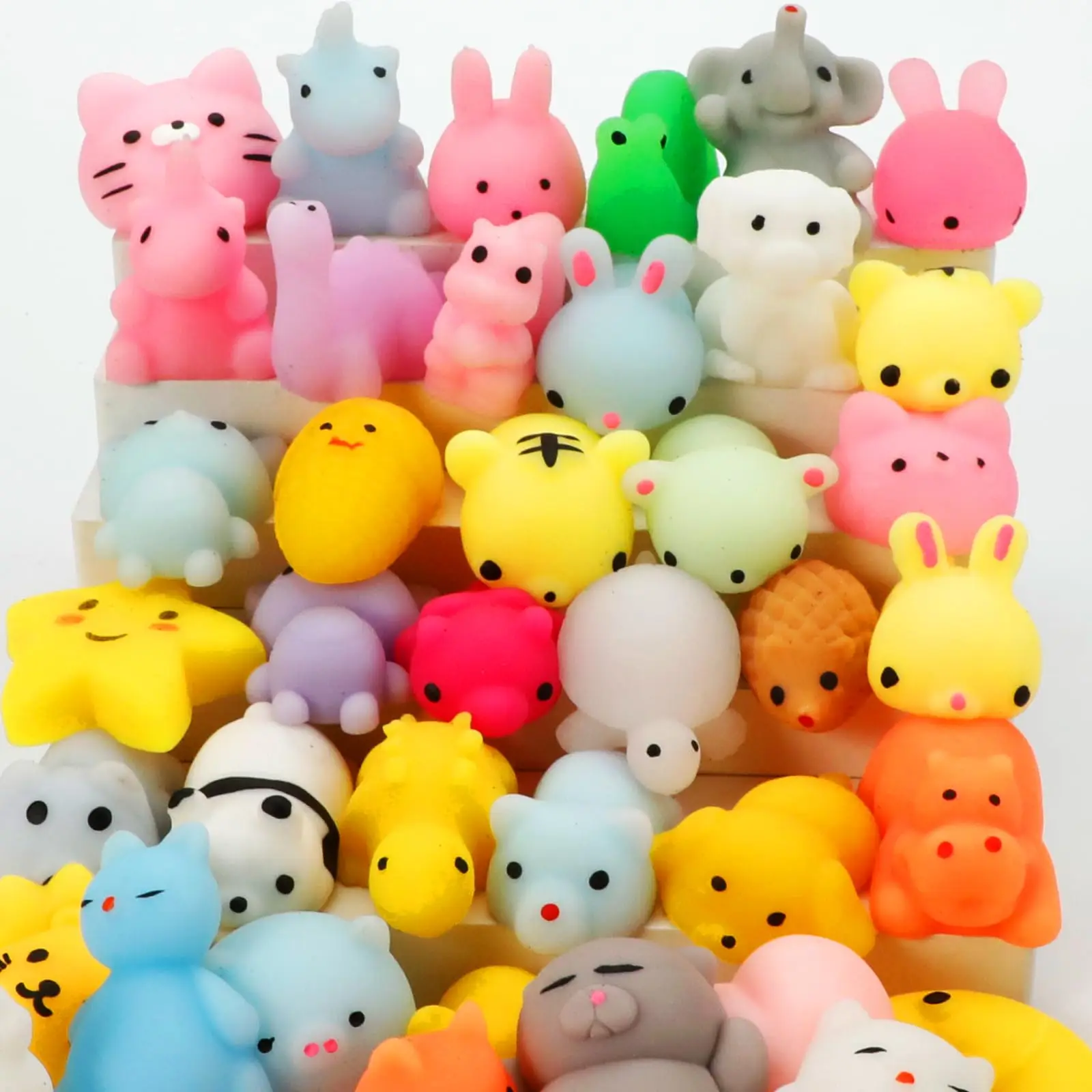 50-5 Pack Mochi Squishy Toys for Kids,Squishies Sensory Bulk Toys ...