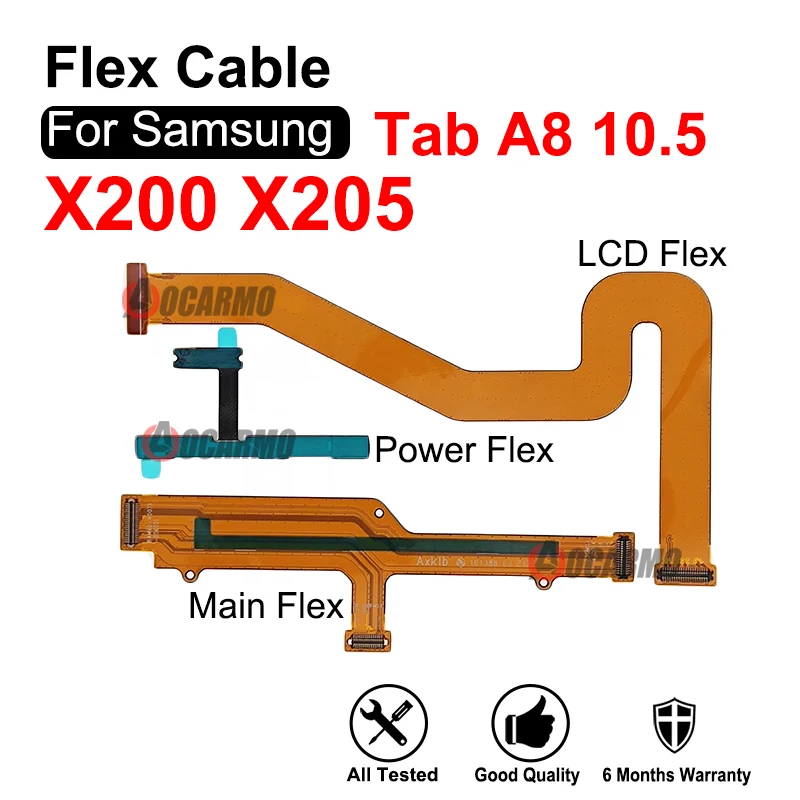 For Samsung Galaxy Tab A8 10.5 X200 SM-X205 LCD Display Connect Main ...