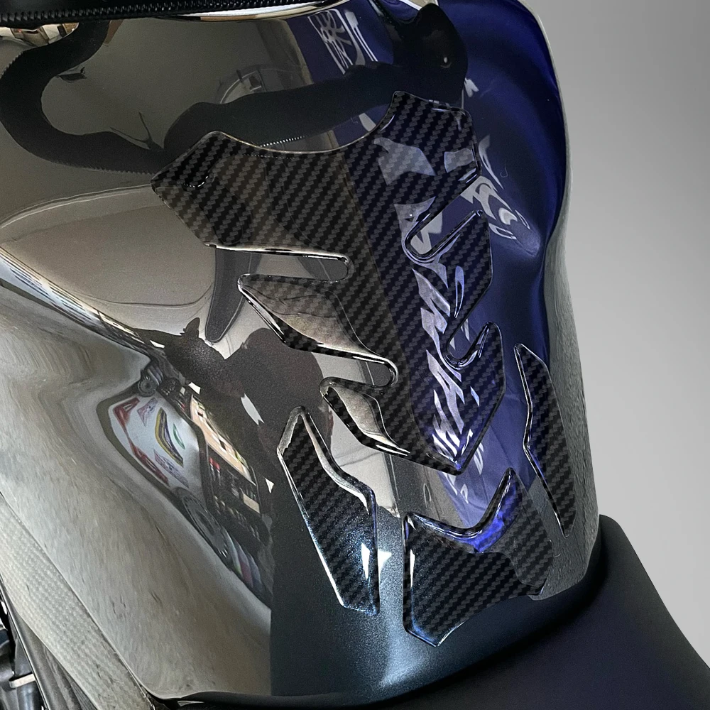 Motorcycle Tank Pad Protection Carbon-look Sticker Universal for ...