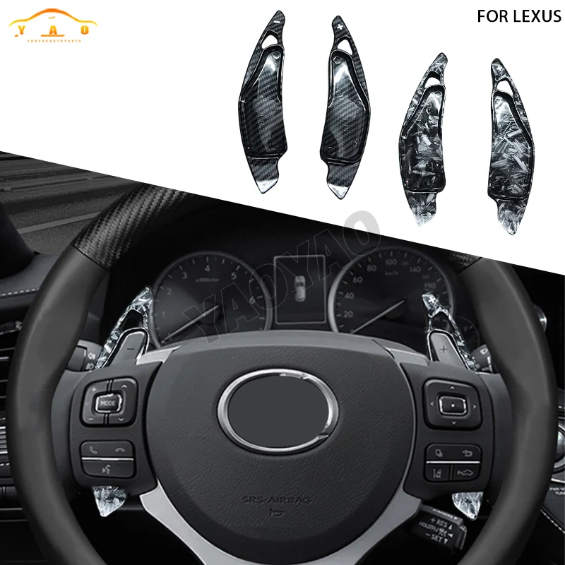ABS-Carbon-Fiber-Steering-Wheel-Paddle-Shift-Gear-DSG-Extend-Sticker ...