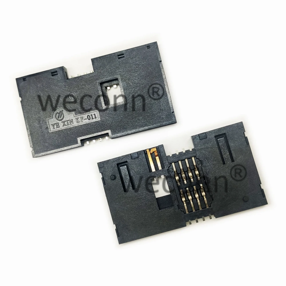 Smart-card-connector-IC-card-socket-8pin-SMT-type-normally-open-IC-card ...