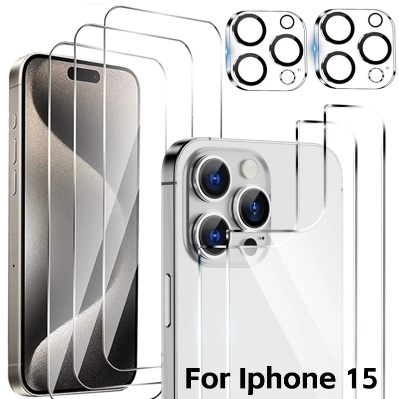 3-in-1-Tempered-Glass-Film-for-IPhone-15-Pro-Max-15-Plus-Front-Back ...