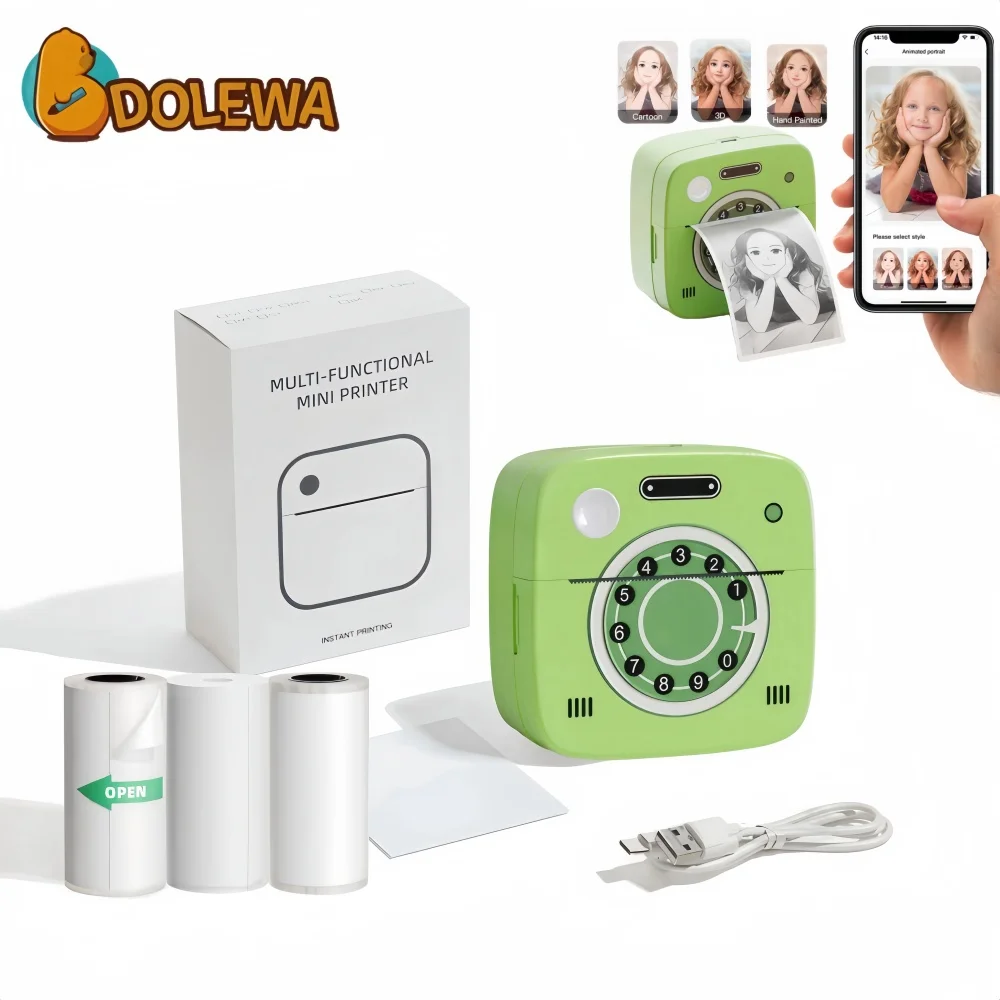 M1-Portable-Mini-Printers-for-Stickers-Multifunctional-Thermal-Printer ...