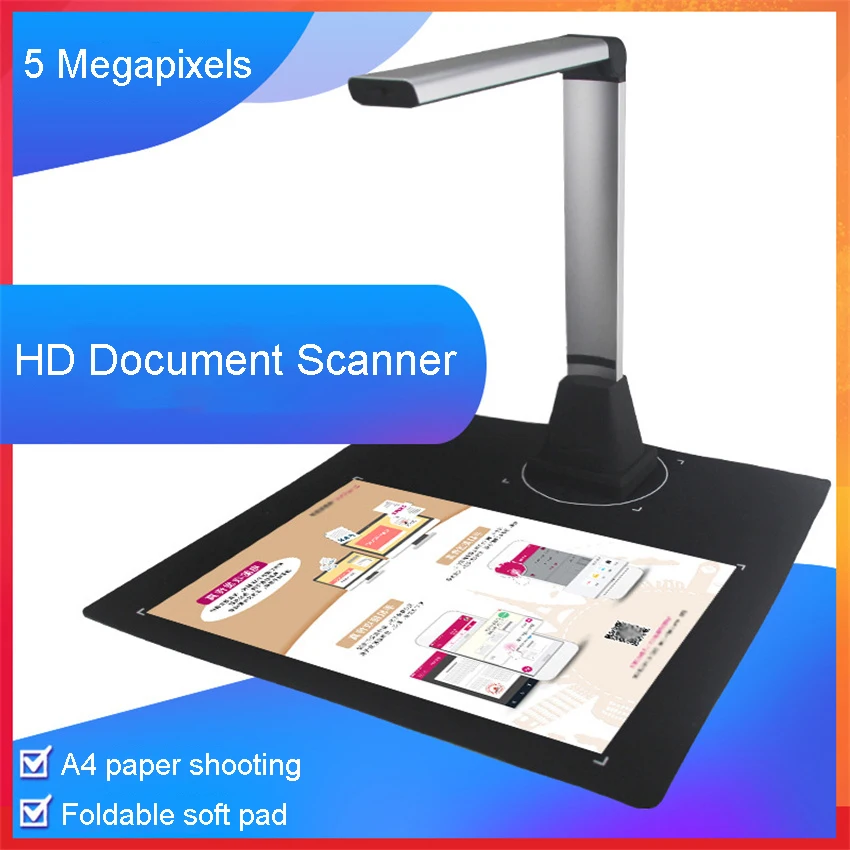 Esc-ner-Q580-para-libros-y-documentos-dispositivo-de-5-megap-xeles-Base ...
