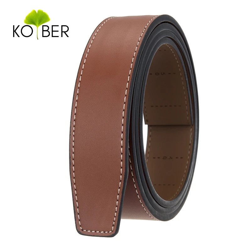 Kolber-3-0cm-3-5cm-cinto-sem-fivela-para-homens-couro-natural-130cm ...