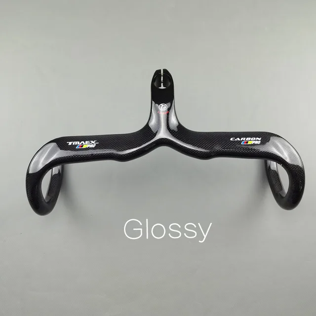 New Road Bike Full Carbon One-Integrated Handlebar 28.6mm Carbon Road ...