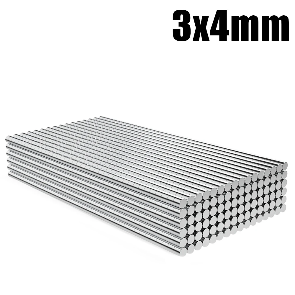 5-10-20-50-100-200Pcs-Super-Strong-Magnet-3mm-X-4mm-Round-Magnetic ...