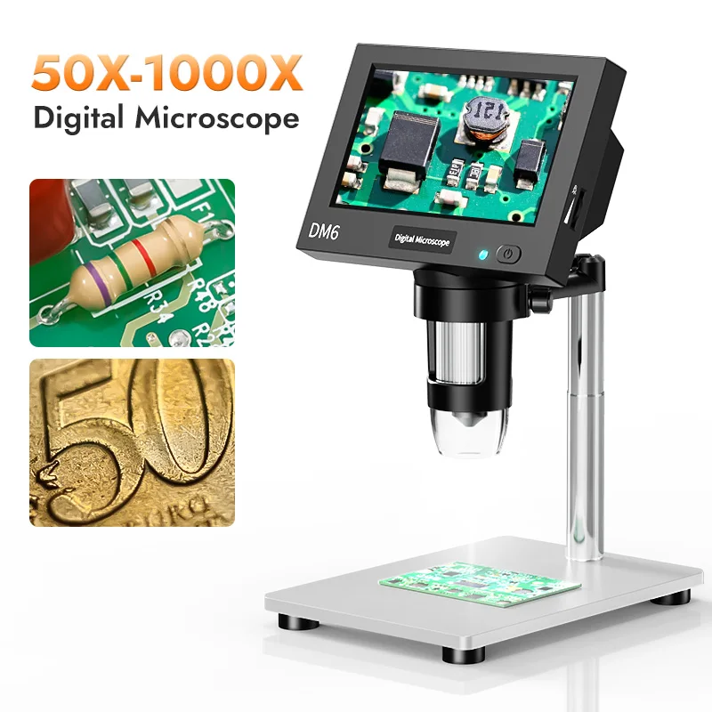 4-3inch-LCD-Digital-Microscope-1000X-Video-Microscope-for-Adult-with ...