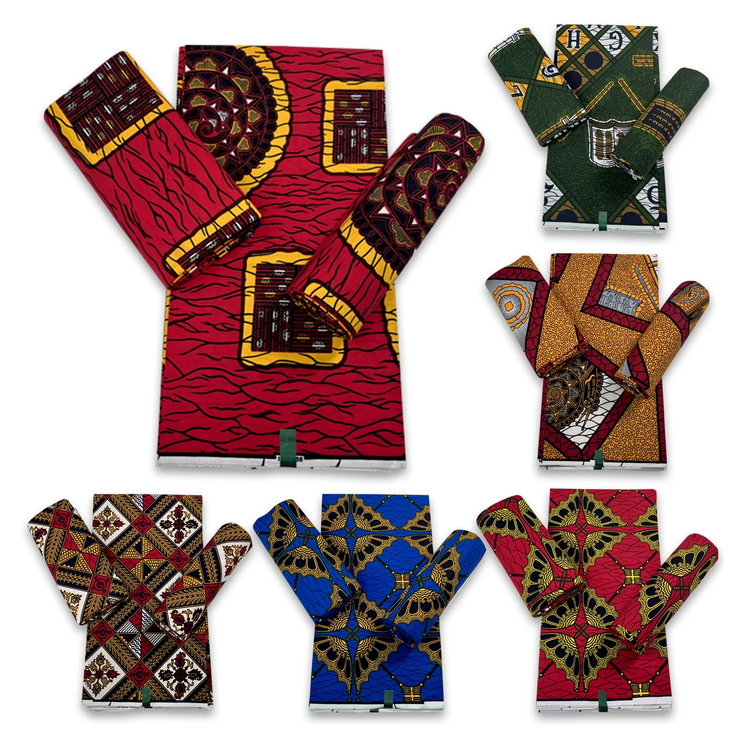 2023 laste alta qualidade 100% tecido de algodão africano ancara ...