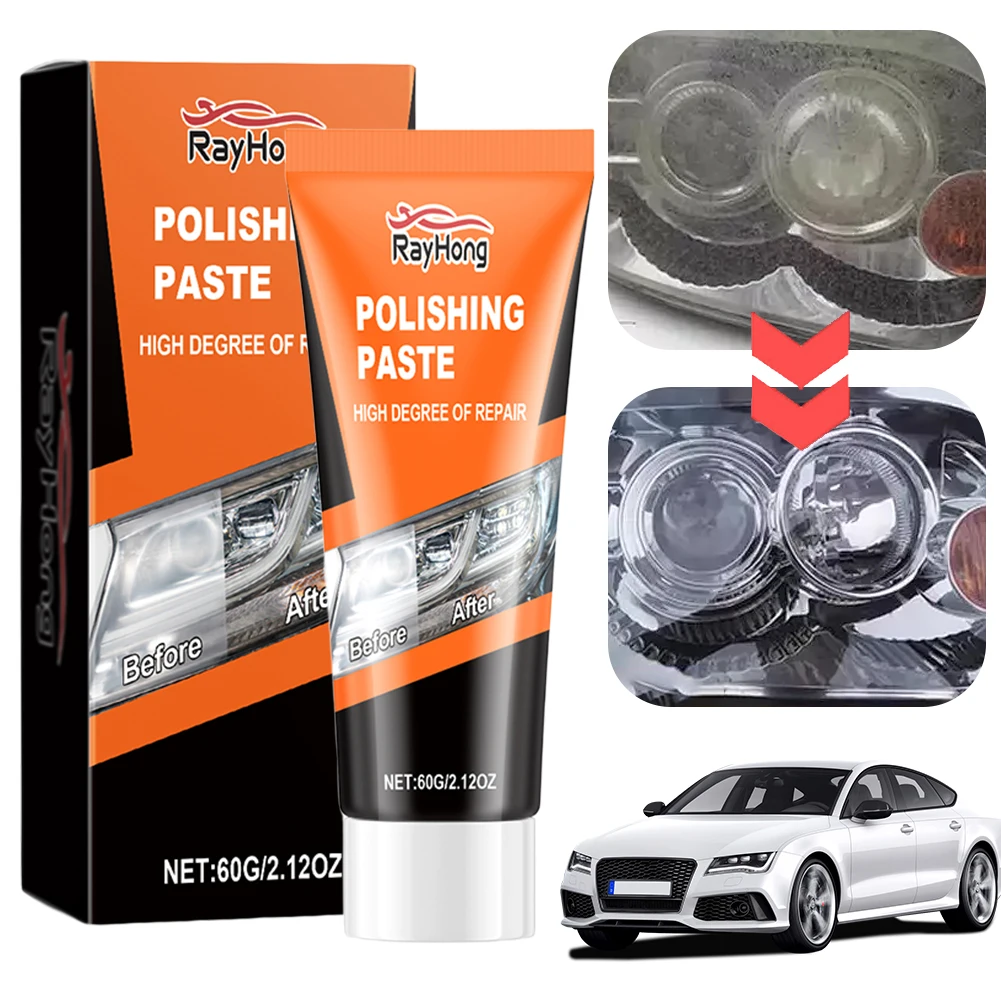 Car-Headlight-Polishing-Paste-with-Sponge-Towel-Scratch-Remover-Car ...