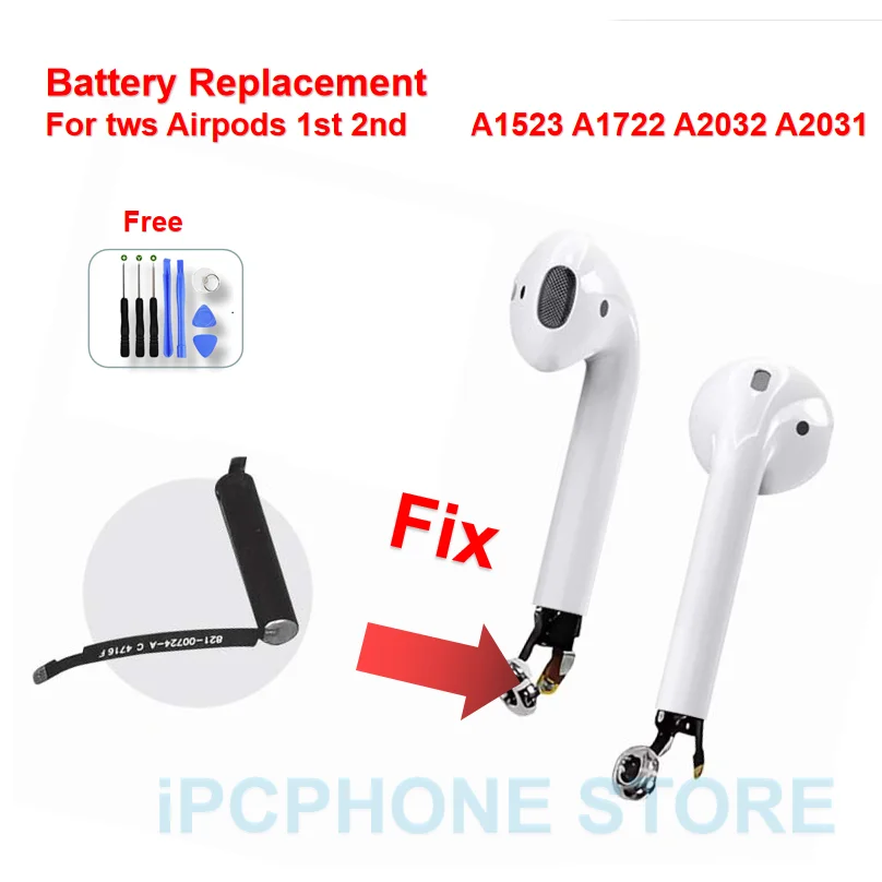 Kit-de-repuesto-de-bater-a-airpods-para-1st-y-2nd-herramientas ...