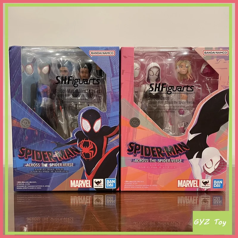 Original Bandai Shf Spider-Man: Across The Spiderverse Gwen Miles ...