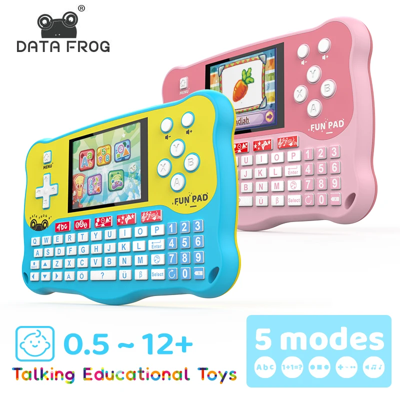 DATA-FROG-Baby-Tablet-Kids-Early-Learn-Education-Machine-Toddlers-Speak ...