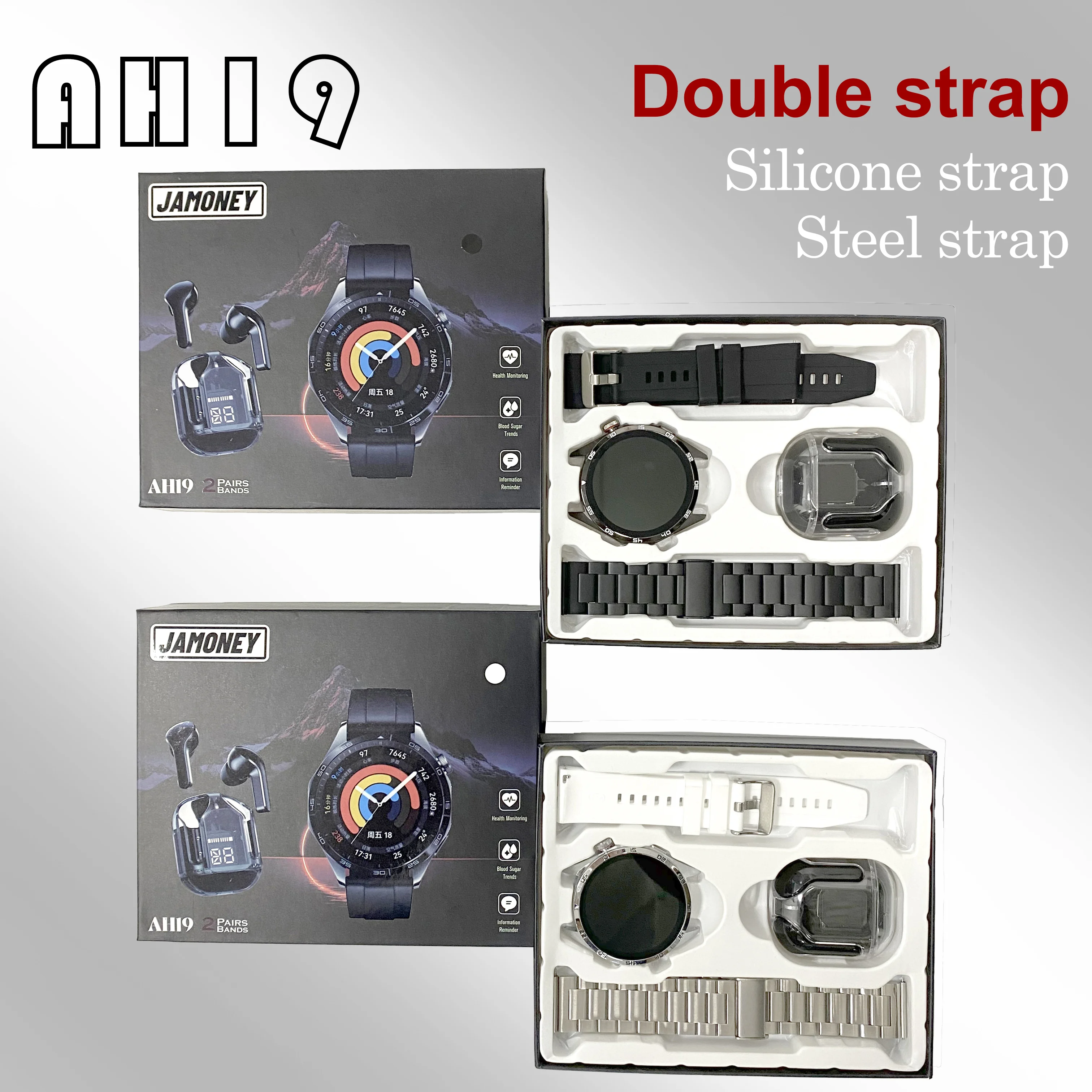 Reloj-inteligente-deportivo-auriculares-transparentes-de-primera ...