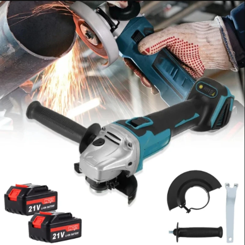 100mm-125mm-21V-Angle-Grinder-for-Makita-Battery-DIY-Cutting-Grinder ...
