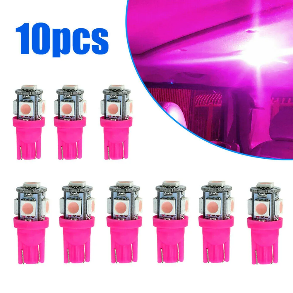 10-Pcs-W5w-T10-5050-5smd-Car-Led-Light-Bulbs-Super-Bright-Width-Lamp ...