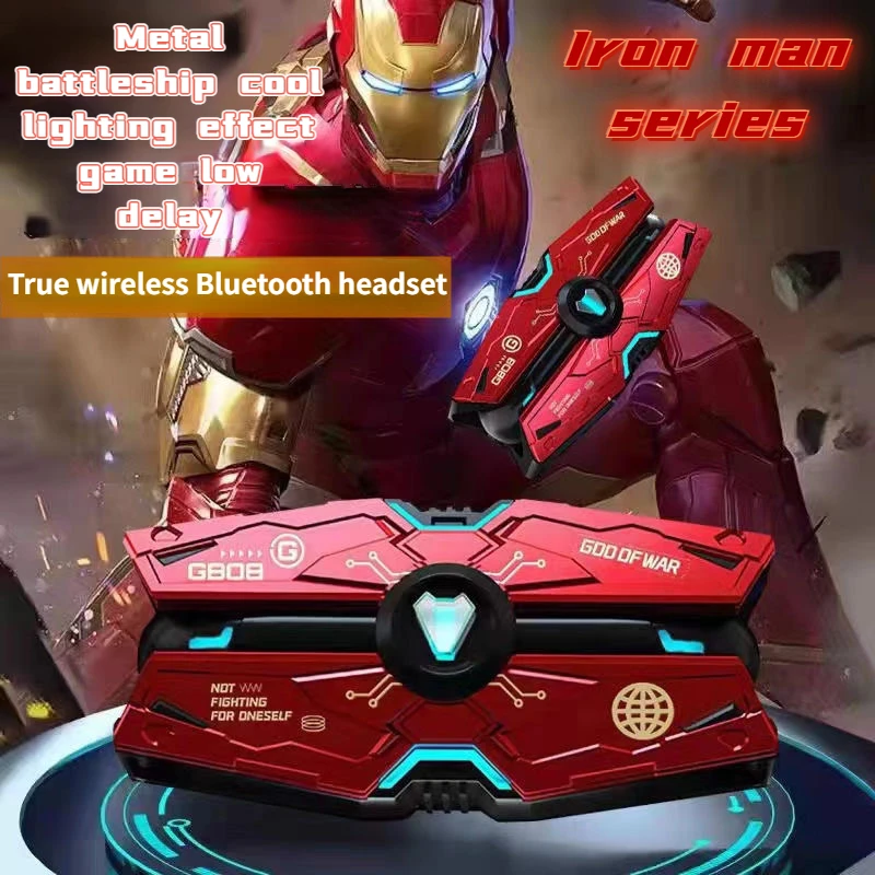 Os-Vingadores-Iron-Man-Bluetooth-Headset-Marvel-Comics-True-Wireless ...