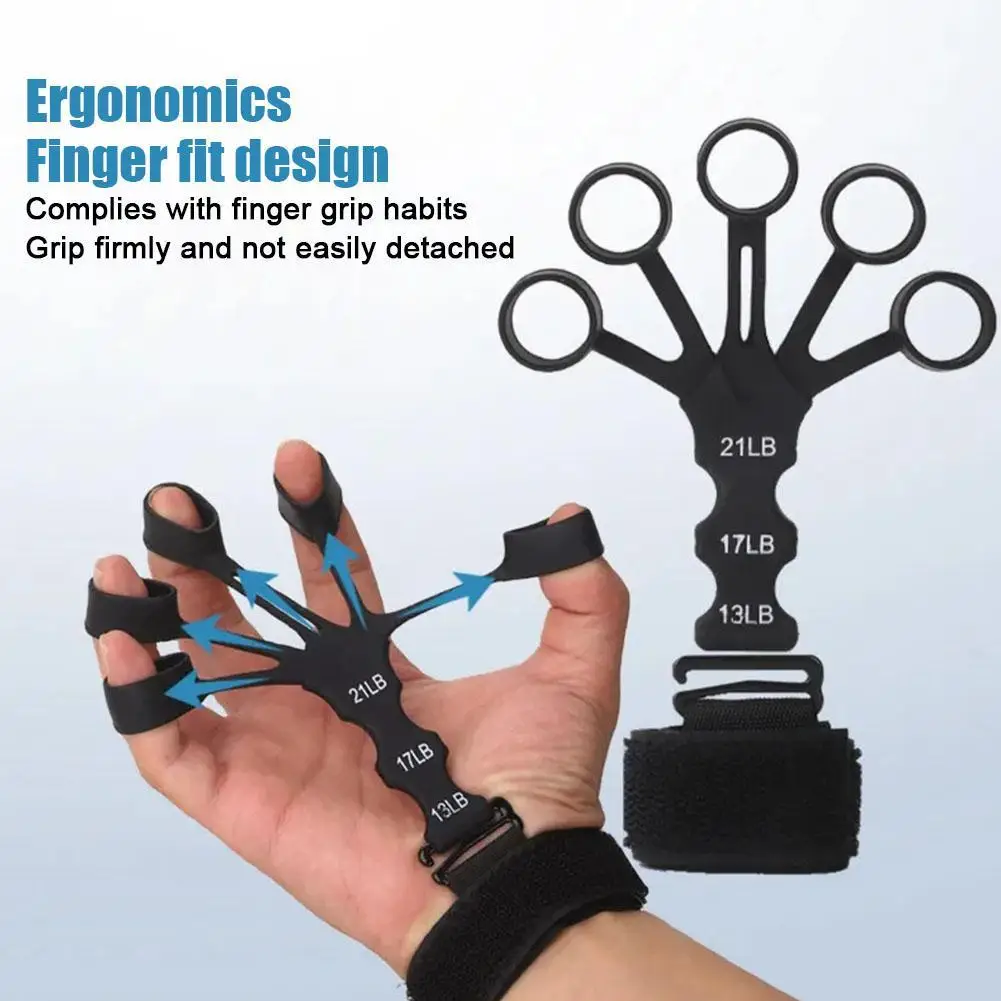 Silicone-Grip-Training-Exercise-Finger-Stretcher-Hand-Strengthener ...