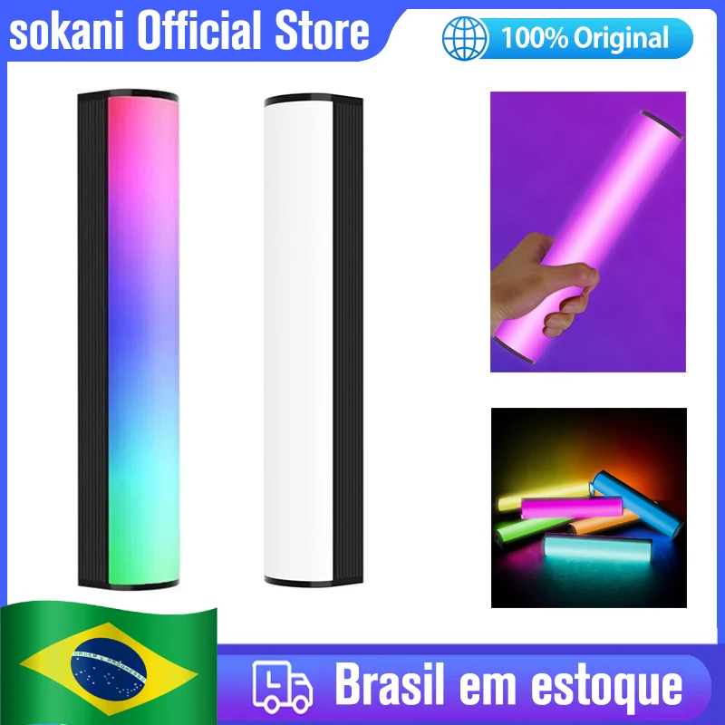 Sokani-Handheld-Ice-Tube-Lamp-Stick-Ilumina-o-LED-RGB-Luzes-de-V-deo ...