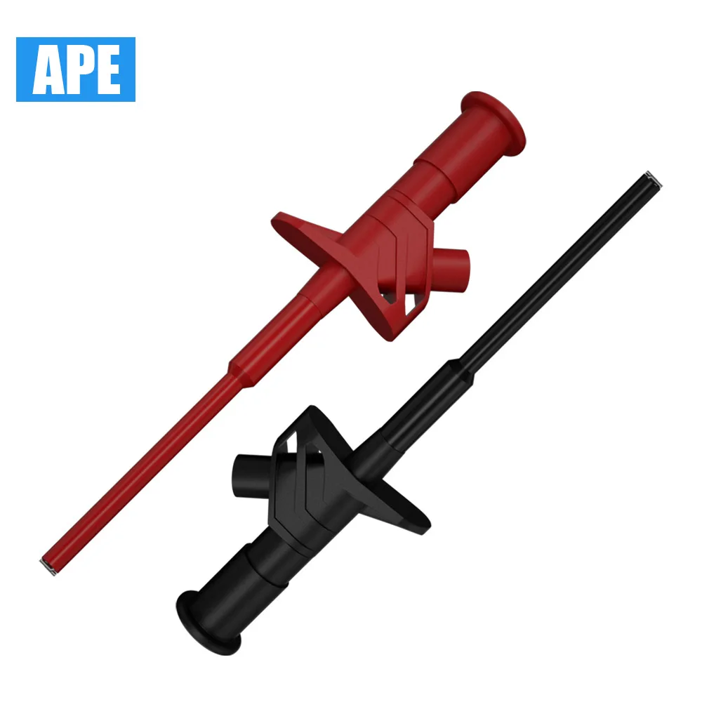 2pcs-Quick-Test-Hook-Clip-Professional-Insulated-High-Voltage-Flexible ...