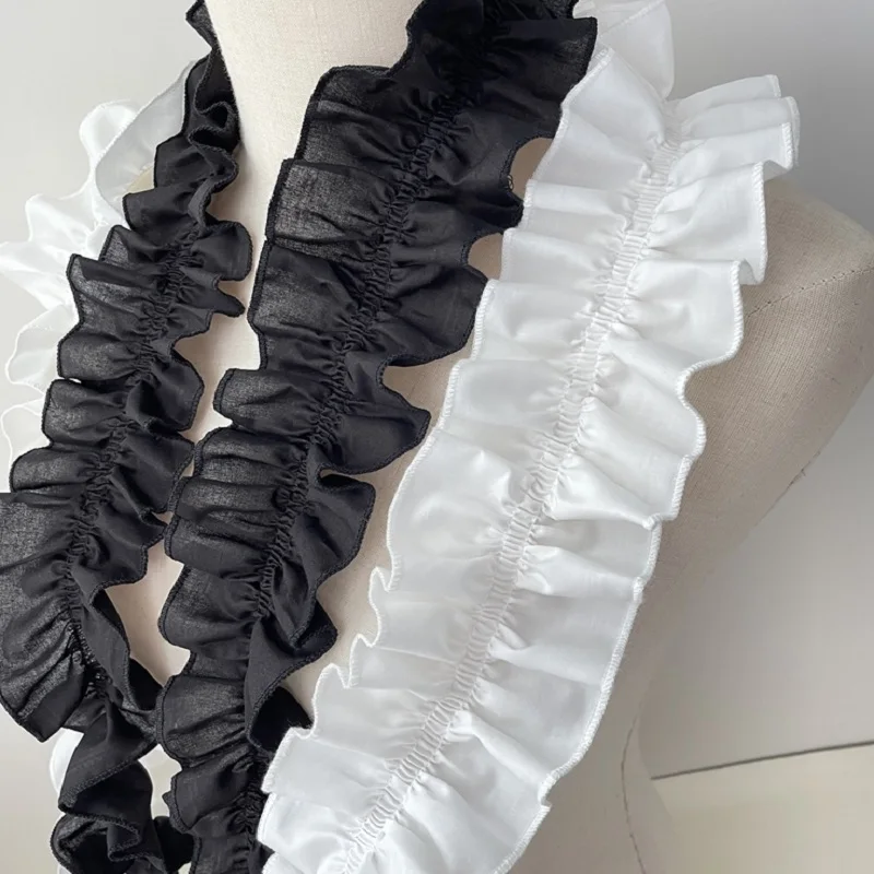 Wide-Cotton-Ruffles-Ribbon-Frills-for-Needlework-Lace-Apparel-Fabric ...