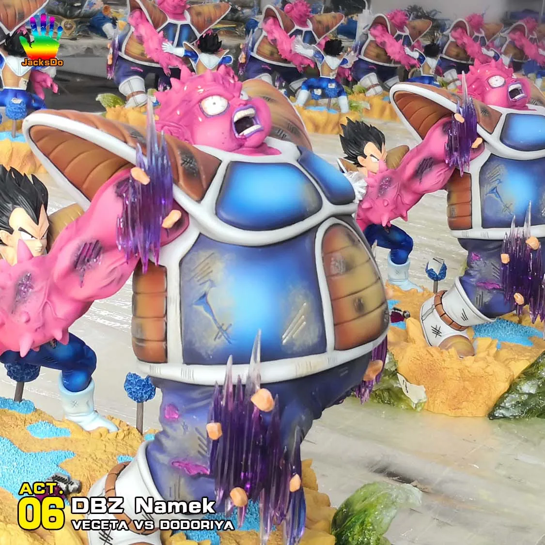 JacksDo-ACT-06-Vegeta-VS-Dodoria-Dragon-Ball-Gk-estatua-de-resina ...