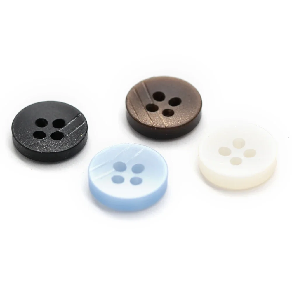 HENGC-4-Holes-Round-Lines-Resin-Shirt-Buttons-For-Clothing-Male-Blouse ...