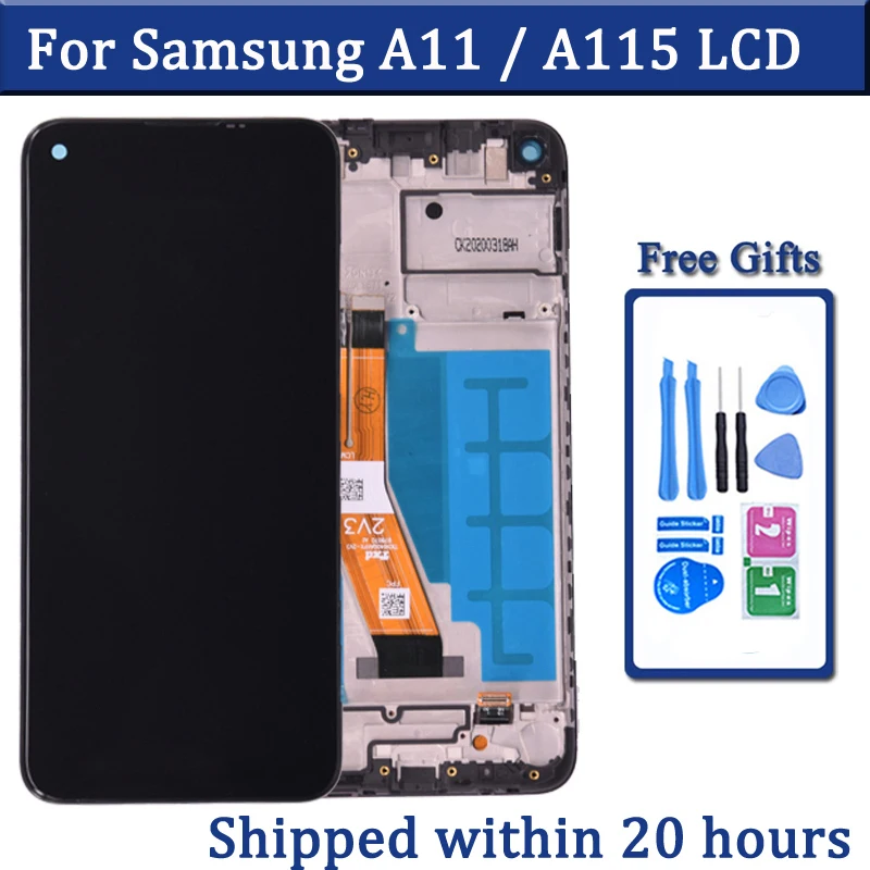 For Samsung A11 A115 A115F LCD Display With Touch Screen Digitizer ...