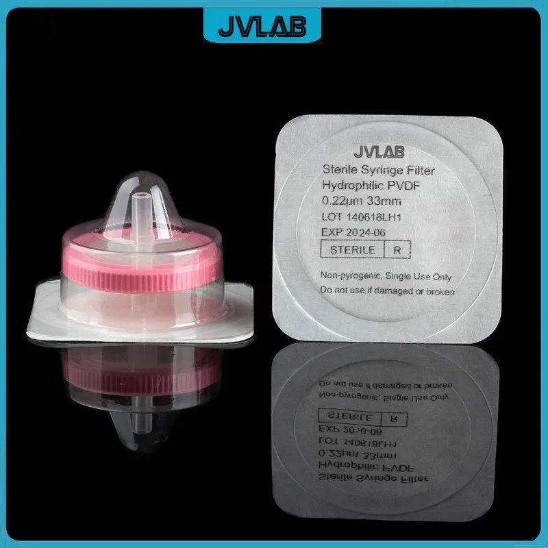 Sterile Syringe Filter Unit PVDF 33 mm 0.22 um Made By Polyvinylidene ...