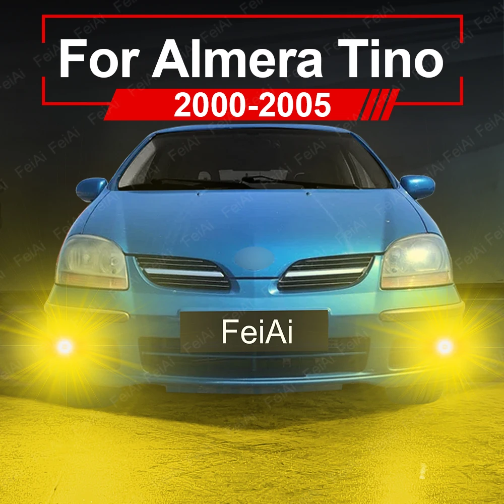 For Nissan Almera Tino V10 Fog Lights LED Front Fog Light Bulb ...