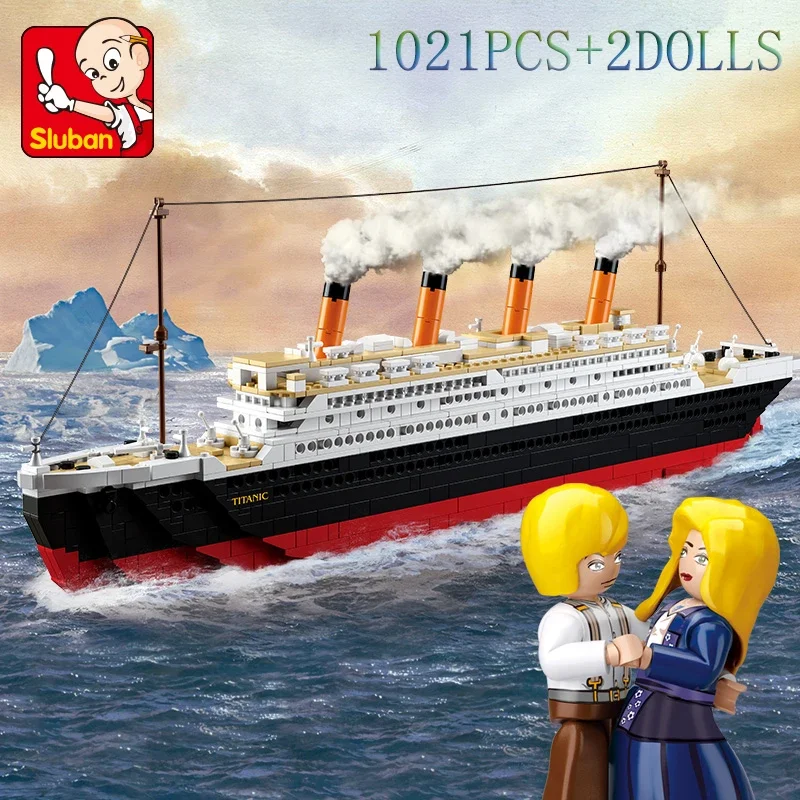 1021PCS-Titanic-Building-Blocks-Classic-Movie-Luxury-Cruise-Ship-Boat ...