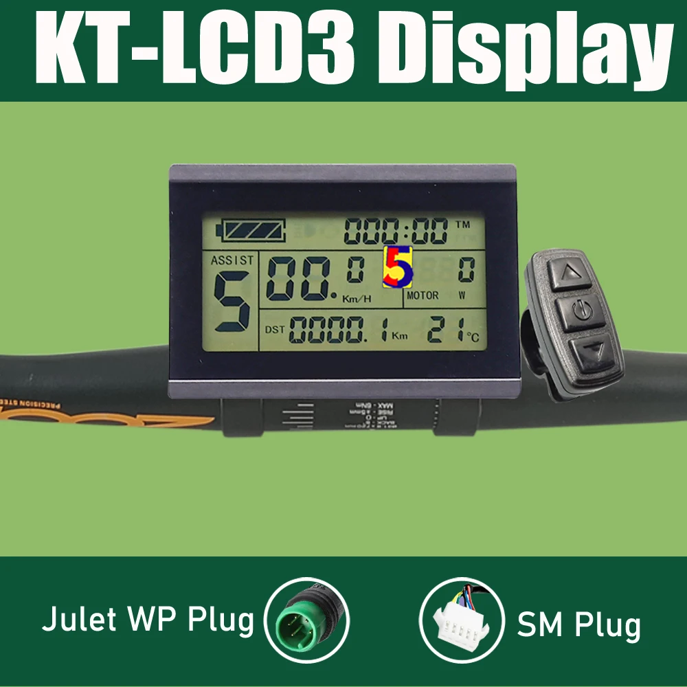 New-KT-LCD3-Display-24V-36V-48V-KT-LCD4-LCD5-LCD8S-LCD8H-LCD9-LCD10H ...