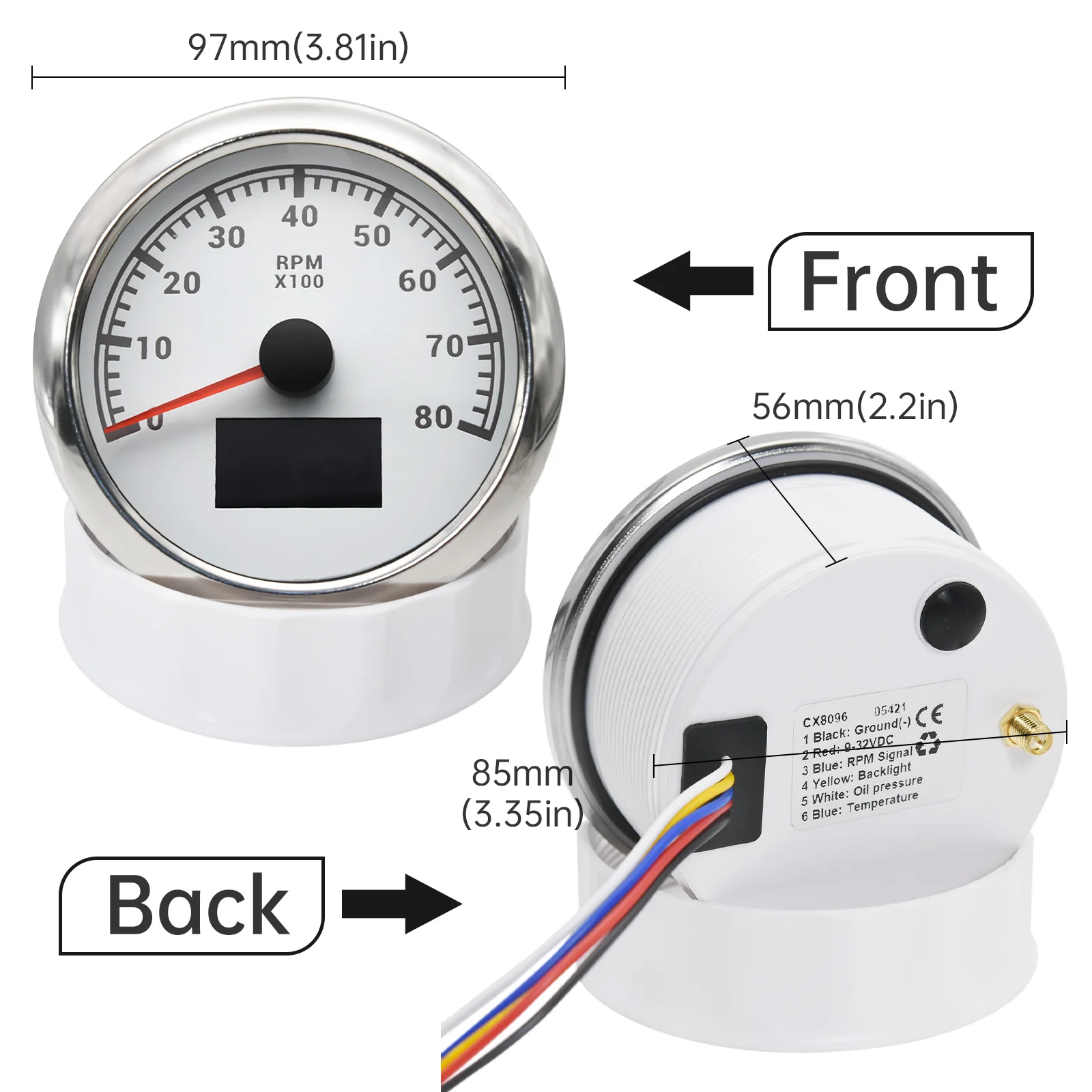 Small Tachometer For Car