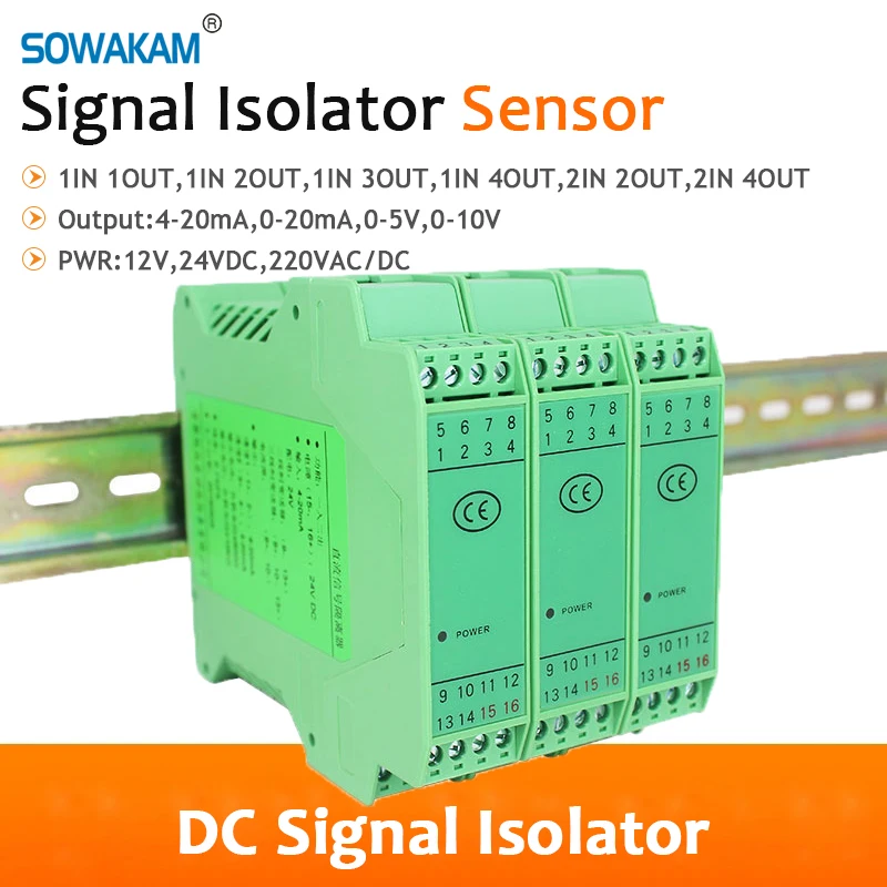 DC-Signal-Isolation-Transmitter-Current-Voltage-Transmitter-Multiple-Input-Multiple-Output-4 ...